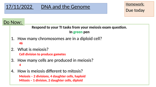GCSE Reproduction and Inheritance Bundle | Teaching Resources