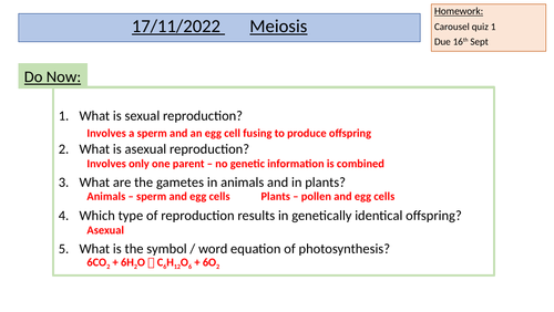 GCSE Reproduction and Inheritance Bundle | Teaching Resources