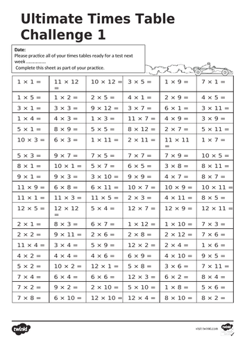 Times Tables/Multiplication Check | Teaching Resources Times Tables/Multiplication Check | Teaching Resources