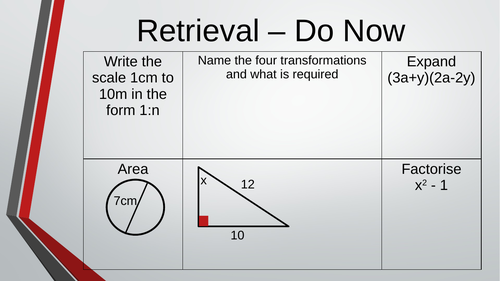 Edexcel GCSE Higher Unit 7 - Area & Volume | Teaching Resources