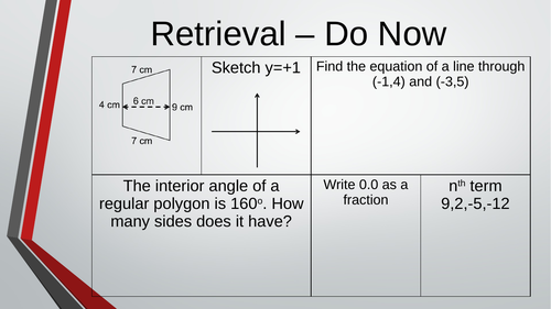 Edexcel GCSE Higher Unit 7 - Area & Volume | Teaching Resources