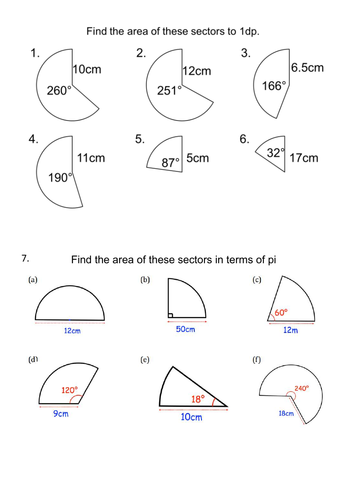Edexcel GCSE Higher Unit 7 - Area & Volume | Teaching Resources