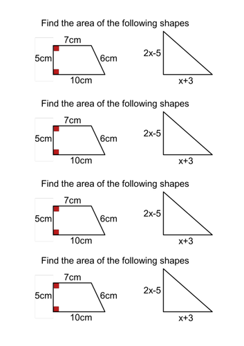 Edexcel GCSE Higher Unit 7 - Area & Volume | Teaching Resources