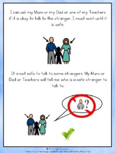 Stranger Danger Social Narrative - Safety Lesson | Teaching Resources