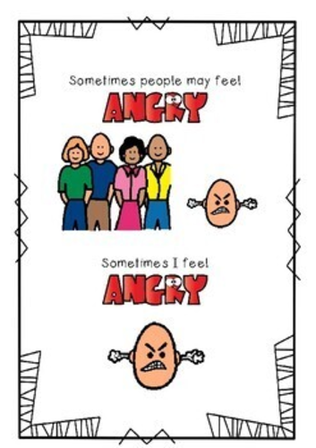 My Being Angry Story - Hitting Kicking Throwing Behavior | Teaching ...