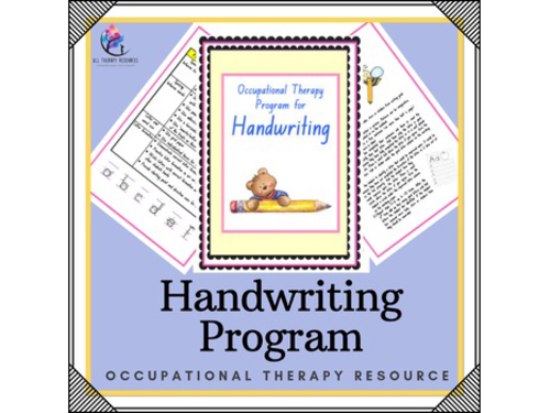 Occupational Therapy Handwriting Program | Teaching Resources