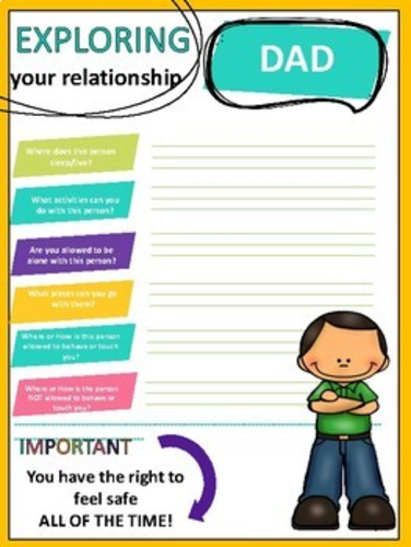 My Relationship Workbook - 24 Page Workbook (Protective Behavior Lesson ...