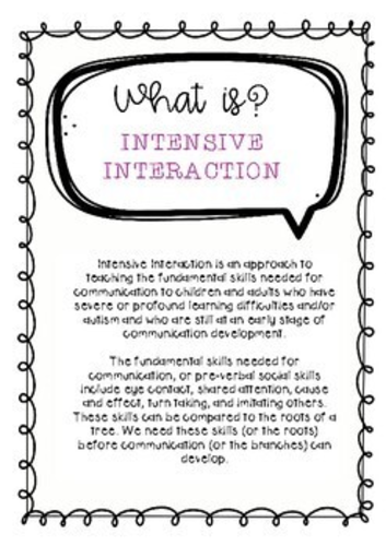 Intensive Interaction - Speech Therapy Language Resource (autism ...