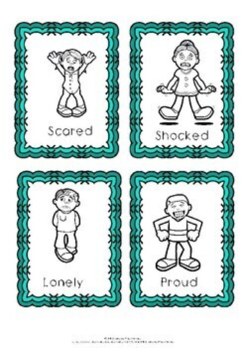 Feelings & Emotions Cards & Posters - behavior support, therapy ...