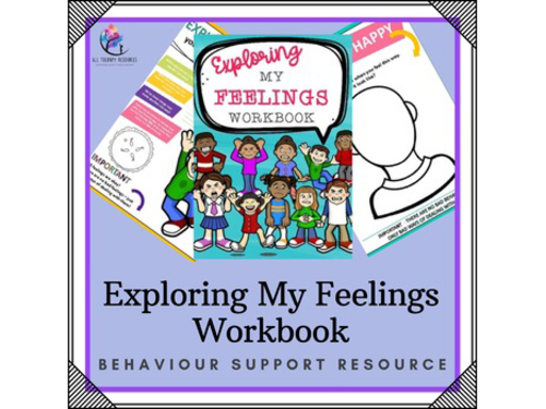 Exploring My Feelings Workbook - 74 pages - Social Emotional, Growth ...