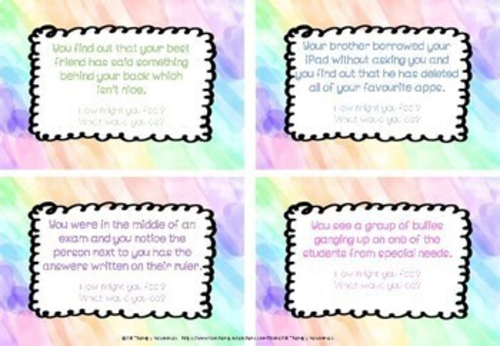 Conflict Resolution Task Cards - social skill and growth mindset for ...