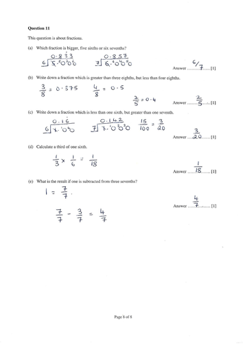 Oundle Maths paper 2020 First Form Examination 11+ | Teaching Resources