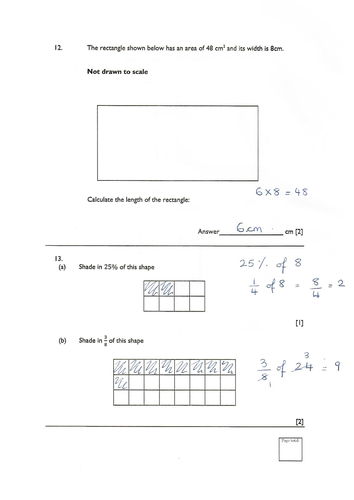 Emanuel School Maths Examination paper 11+ | Teaching Resources