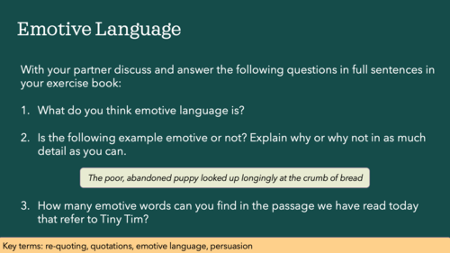 A Christmas Carol - The Cratchits | Teaching Resources