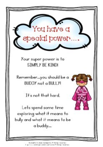 Anti-Bullying Lesson - Buddy or Bully - Worksheet Lesson | Teaching ...