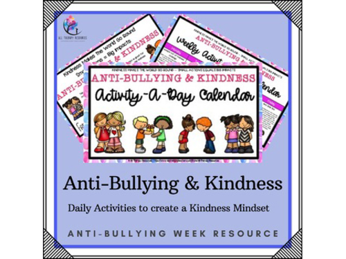 Anti-Bullying & Kindness Activities - World Kindness Day Acts of ...