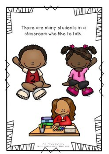 My Raising Hands Social Narrative - Social Skill Narrative Autism ...