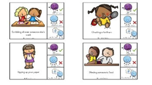 Good vs Bad Choices - Helpful Vs Unhelpful Choices - Cards Lesson ...