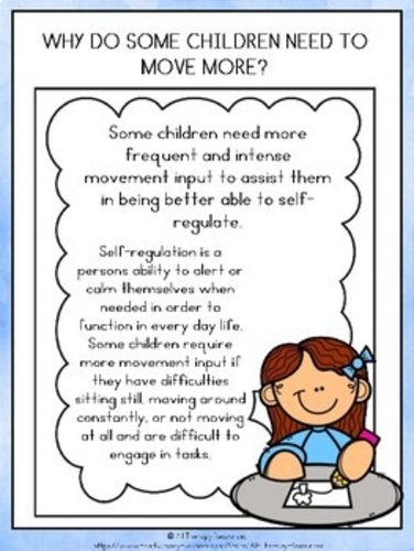 Move More - Ways to Move More in the Classroom - Occupational Therapy ...