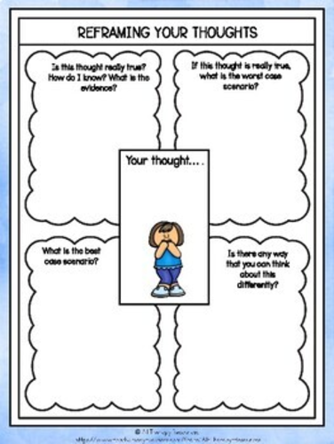 Beating My Worries Counseling Lessons | Anxiety Counseling Mini Lesson ...