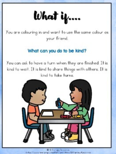 My Being Kind Social Narrative - Kindness Positive Behaviour | Teaching ...