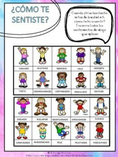 SPANISH VERSION - Being Kind is Cool Workbook - Lesson - Anti-bullying ...