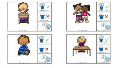 SPANISH VERSION - Bucket Fillers vs Bucket Dippers - Therapeutic Cards ...