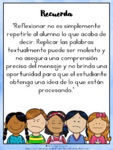 SPANISH VERSION Supporting Children to Gain Insight - ABA Behaviour SEL ...