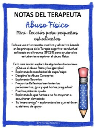 SPANISH - PHYSICAL ABUSE - Personal Safety, Child Abuse Protection ...