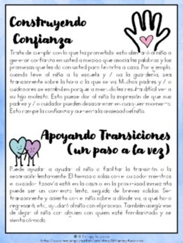 SPANISH VERSION Supporting Children with Attachment and Abandonment ...