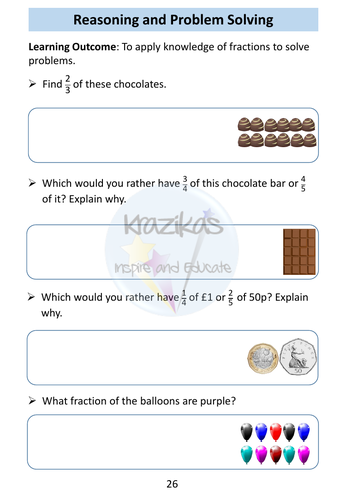 Fractions - PowerPoint Lesson and Workbook - Functional Skills Maths ...