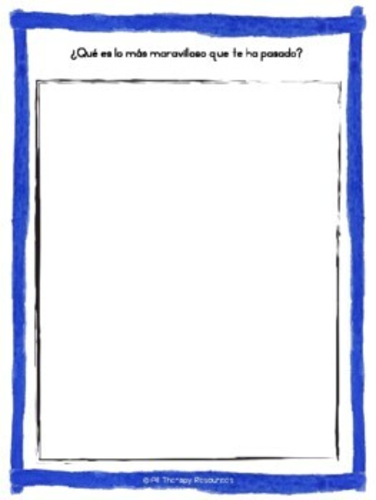 SPANISH VERSION - My Self-Expression Drawing Book - Creative Therapy ...