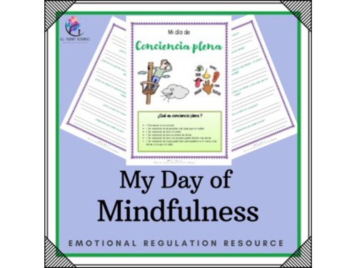 SPANISH VERSION - My Day of Mindfulness - Coping Tools Mindfulness ...