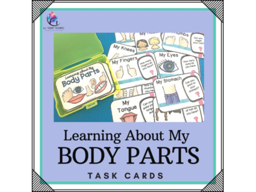 Learning about MY BODY - Task Cards - Kindergarten - Vocabulary ...