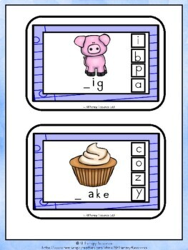 Beginning Sounds Early Phonic Sounds Peg It Task Cards - Preschool ...