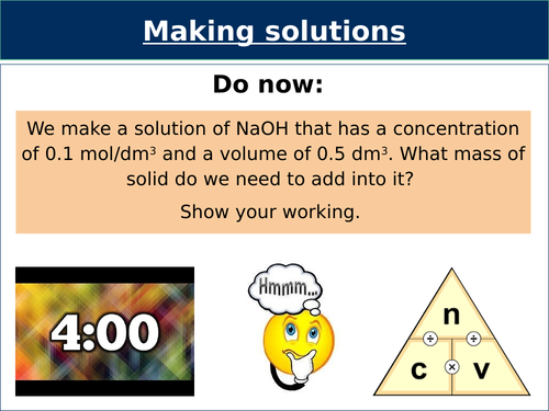 Stoichiometry (moles) - CIE IGCSE Chemistry Lesson PowerPoints ...