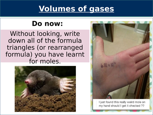Stoichiometry Moles Cie Igcse Chemistry Lesson Powerpoints