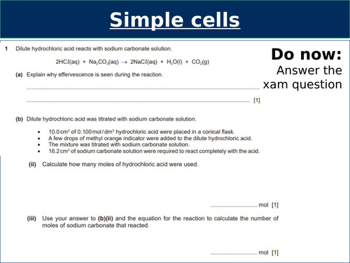 Electrochemistry (electrolysis and cells) - CIE IGCSE Chemistry Lesson ...