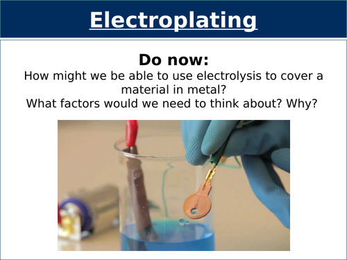 Electrochemistry (electrolysis and cells) - CIE IGCSE Chemistry Lesson ...