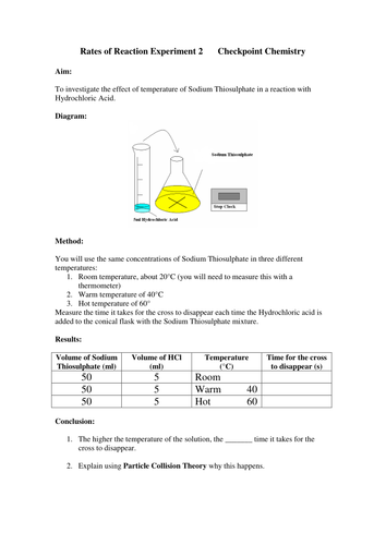 Chemical reactions (kinetics) - CIE IGCSE Chemistry Lesson PowerPoints ...
