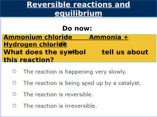 Chemical reactions (kinetics) - CIE IGCSE Chemistry Lesson PowerPoints ...