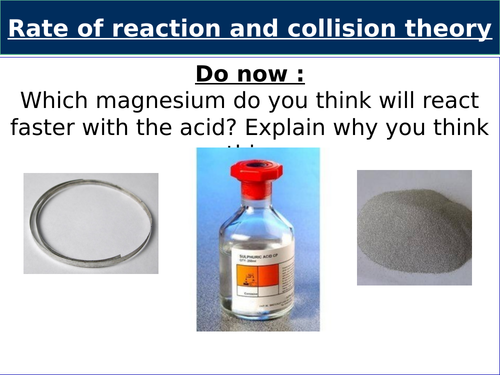 Chemical reactions (kinetics) - CIE IGCSE Chemistry Lesson PowerPoints ...
