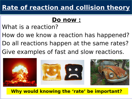 Chemical reactions (kinetics) - CIE IGCSE Chemistry Lesson PowerPoints ...