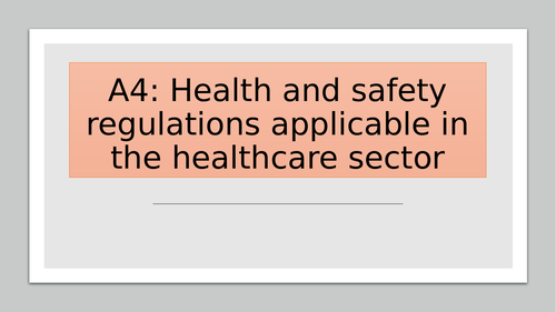 T-Level Health and Science A4 Core Pathway -Full Lesson Delivery | Teaching Resources