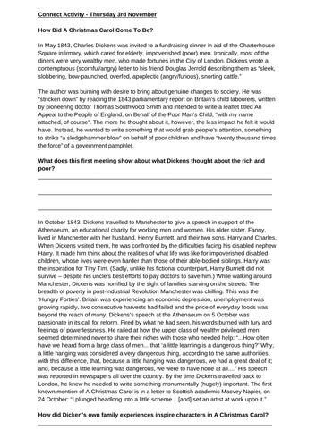 Introduction to A Christmas Carol - Stave 1 | Teaching Resources