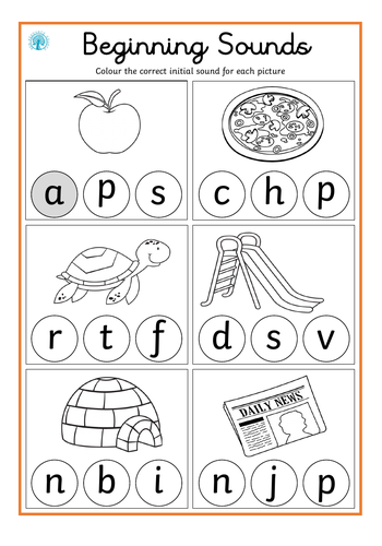 Initial Sound in a Word | Teaching Resources
