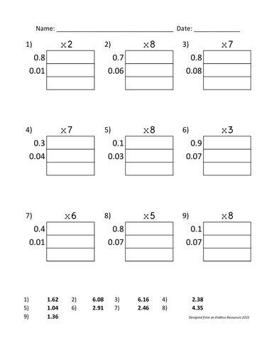 50+ Maths Worksheets - Grid Multiplication | Teaching Resources