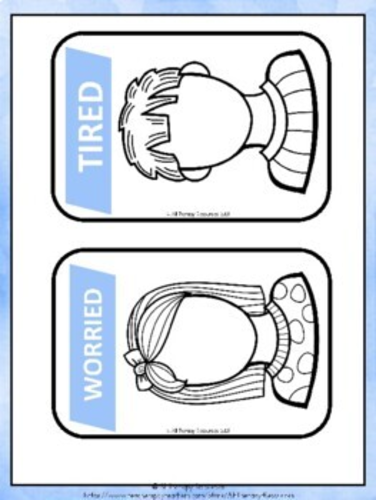 Feelings Emotions Play Dough Task Card Mats - Montessori | Teaching ...