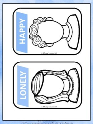 Feelings Emotions Play Dough Task Card Mats - Montessori | Teaching ...