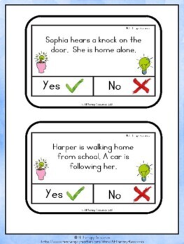 IS THIS SAFE Task Cards - Fire Safety Stranger Danger Social Skills ...